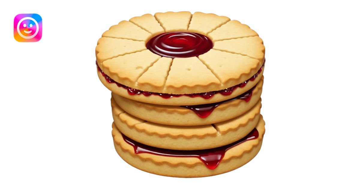 jam-christmas-shortbread-biscuits emoji | AI Emoji Generator