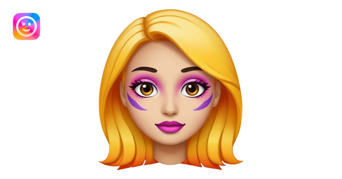 face makeup emoji | AI Emoji Generator