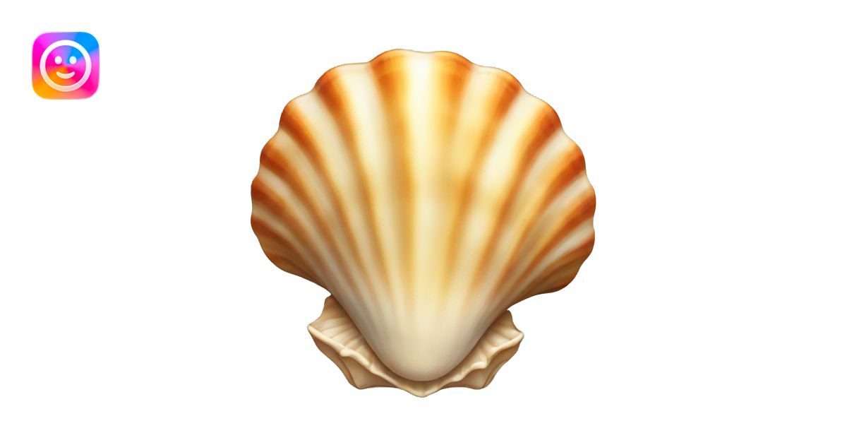 Seashell emoji | AI Emoji Generator