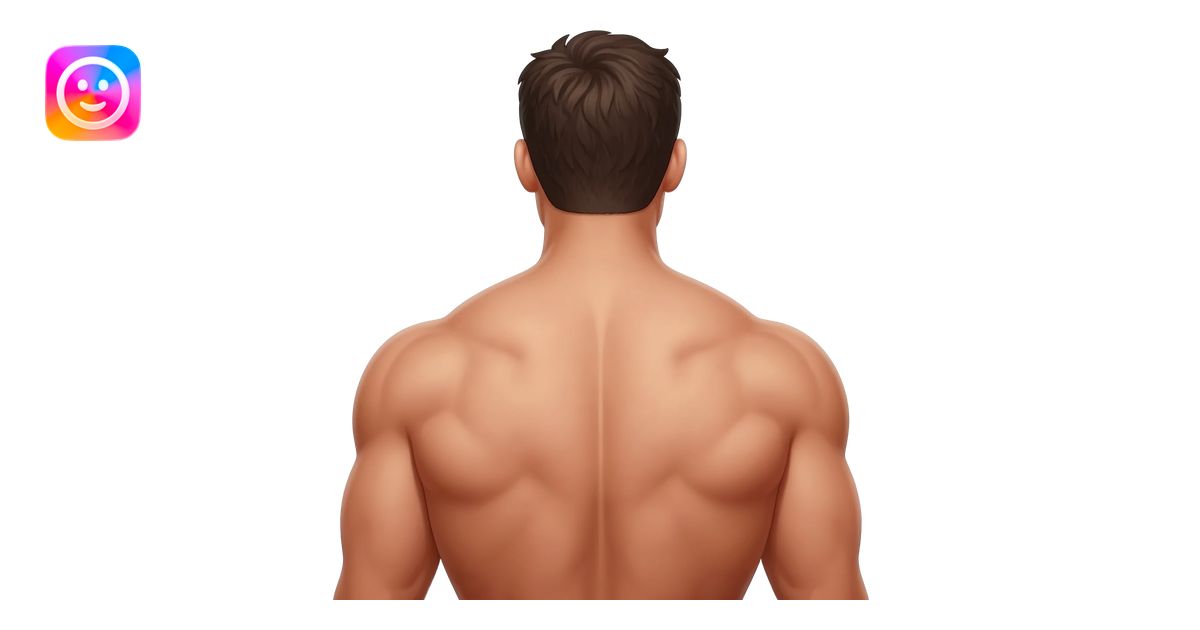 Back muscles emoji | AI Emoji Generator