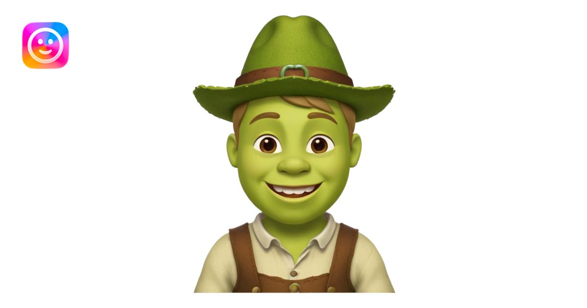 Shrek Yodeling emoji | AI Emoji Generator