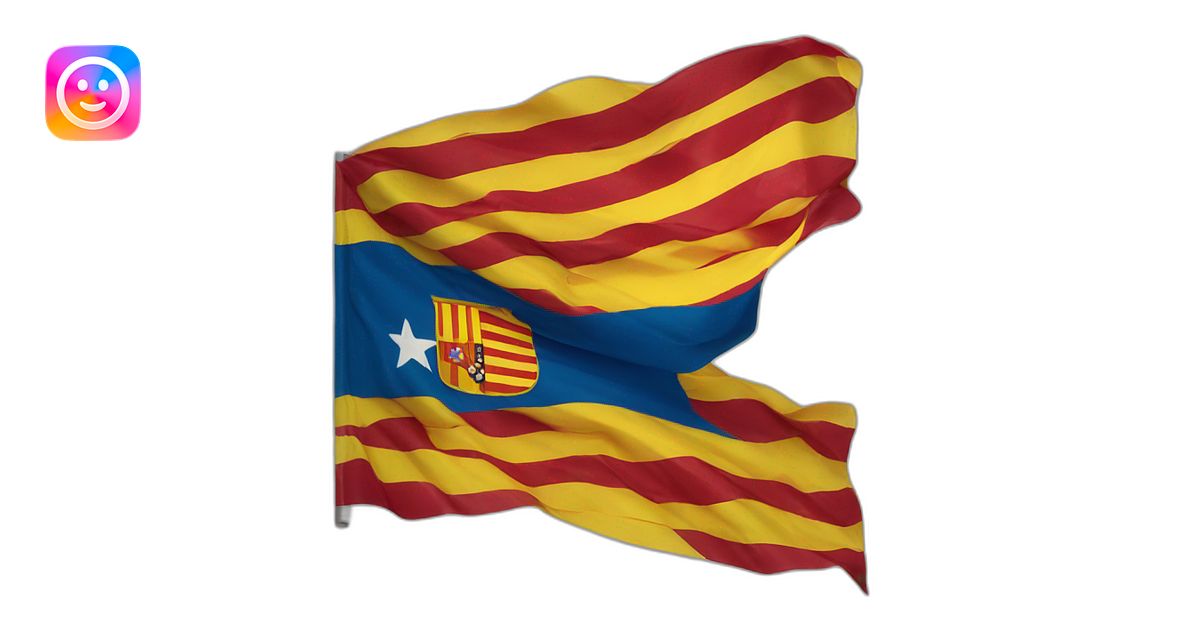 Catalan-flag emoji | AI Emoji Generator