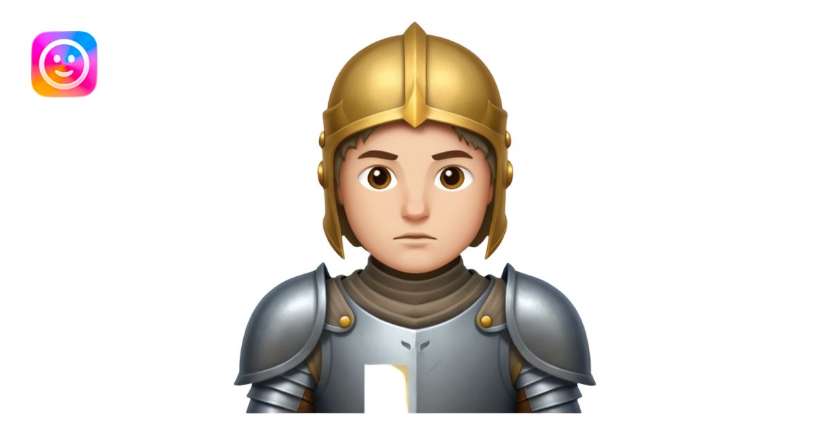 brave knight emoji | AI Emoji Generator