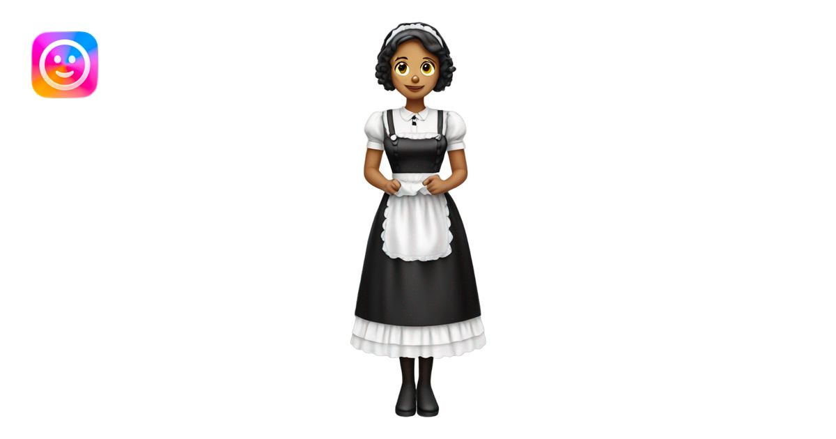 French maid emoji | AI Emoji Generator