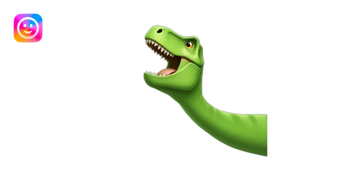 middle finger dinosaur emoji | AI Emoji Generator