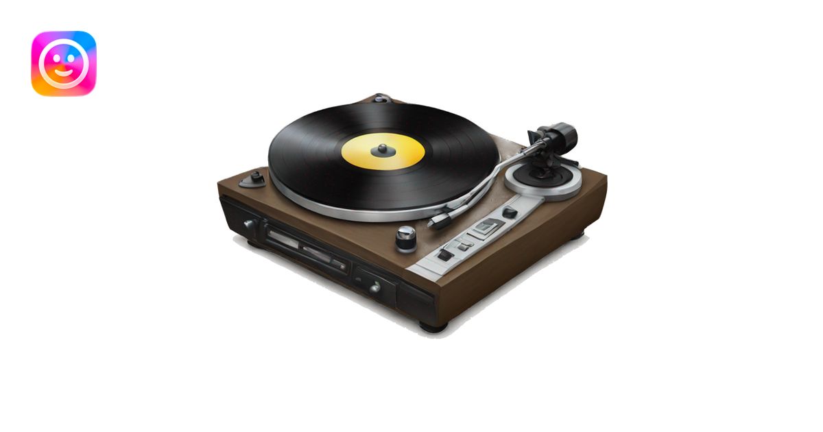 Zenith turntable emoji | AI Emoji Generator