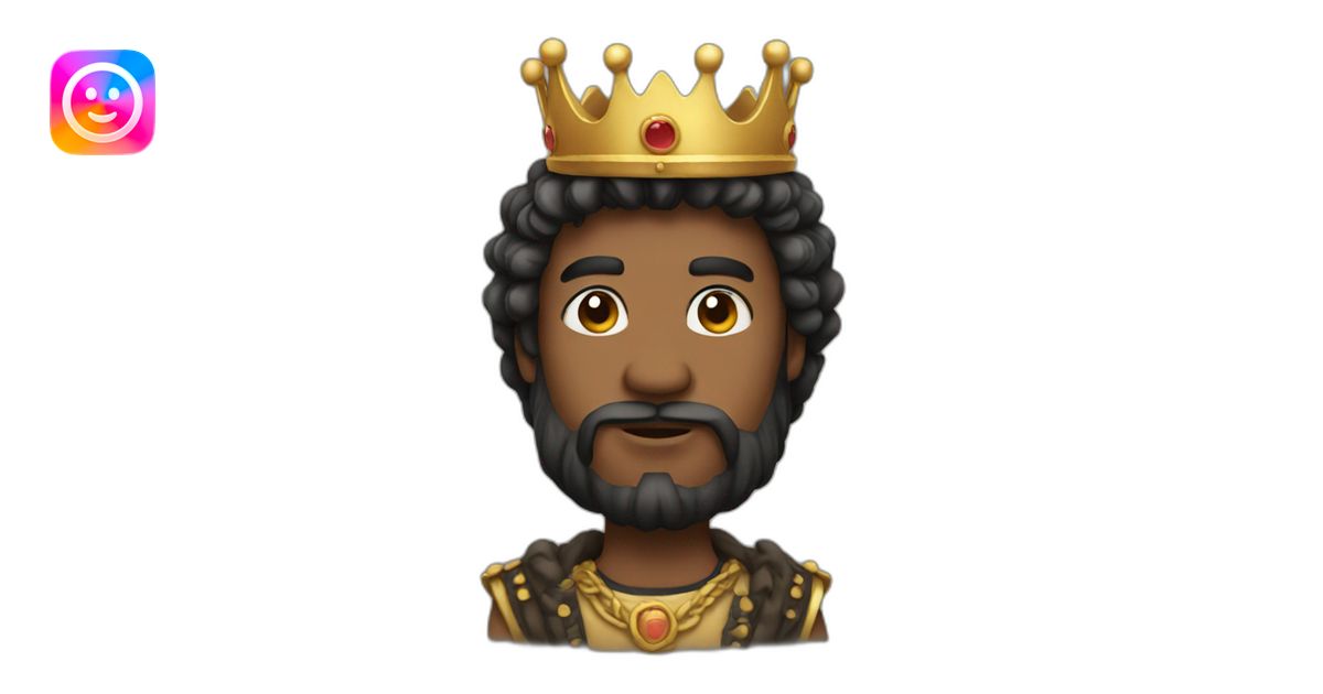short king emoji | AI Emoji Generator