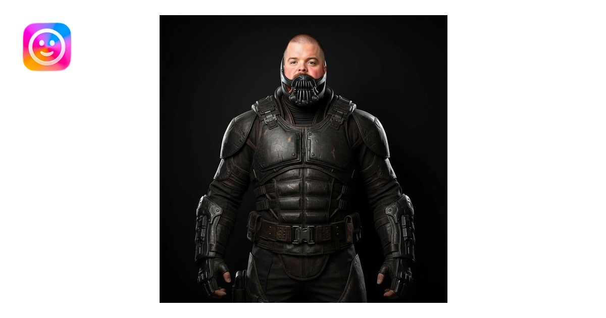 Put this man into the Bane costume from the Dark Knight Rises movie ...