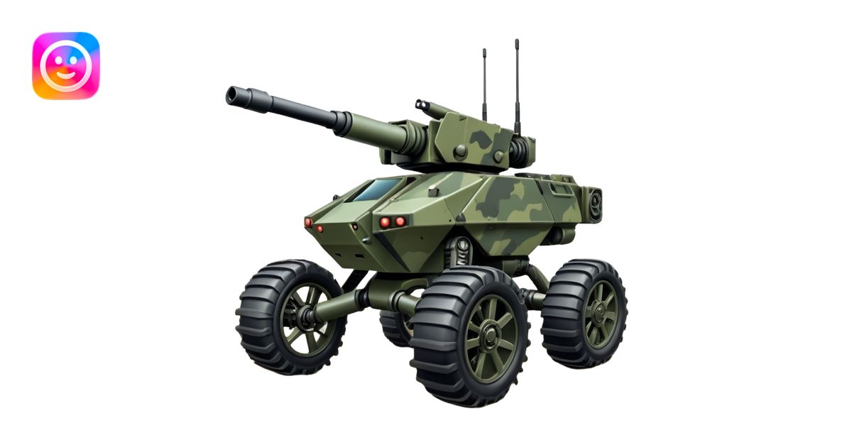 a roomy 4-wheel armored personnel stealth camouflage army massive mech ...