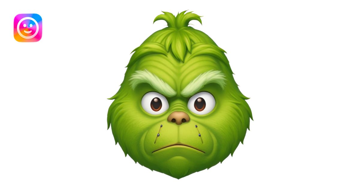 The Grinch emoji | AI Emoji Generator