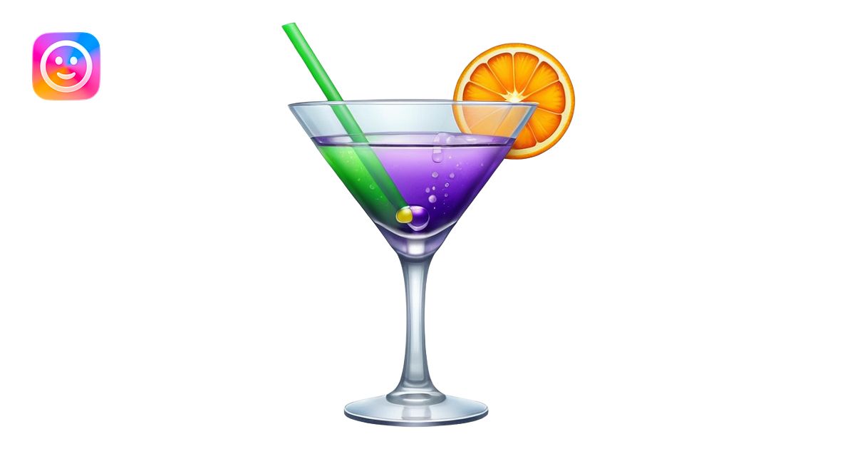 cocktail glass emoji | AI Emoji Generator