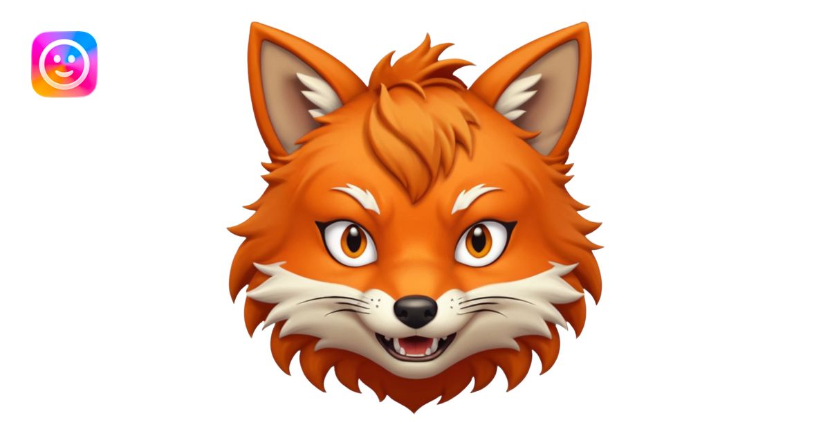 mad fox emoji | AI Emoji Generator