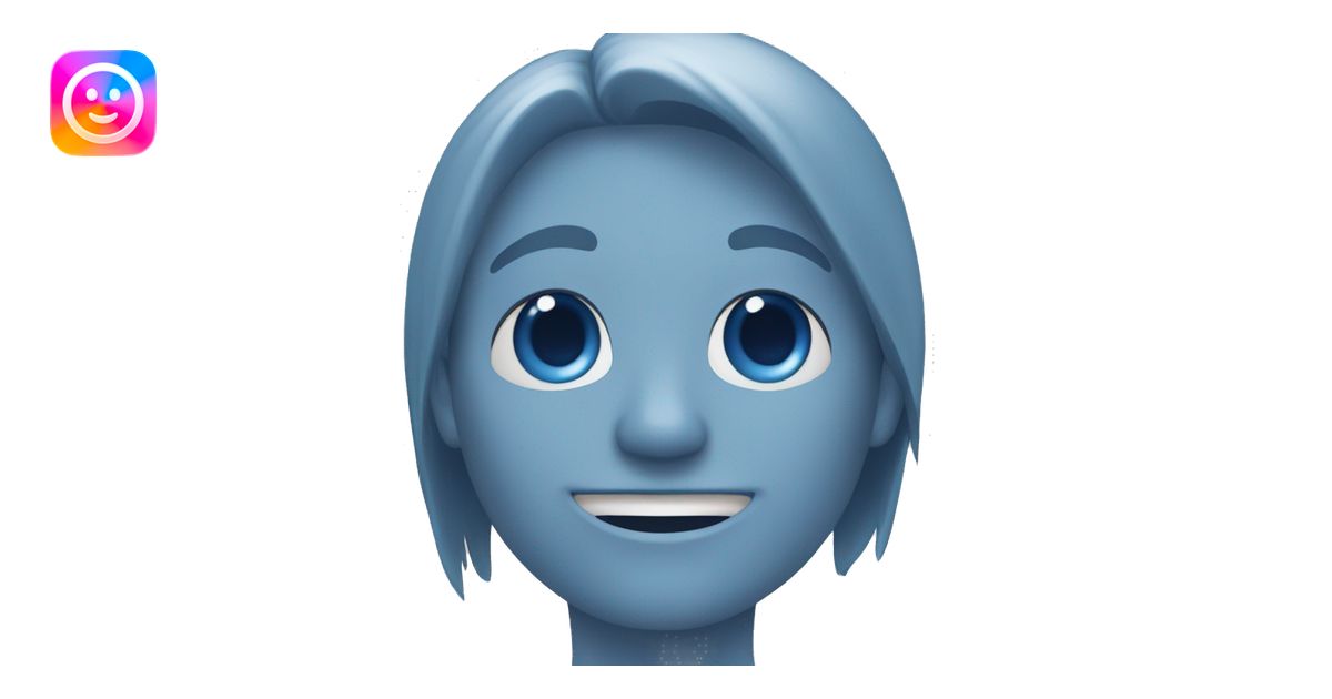 clear blue sk emoji | AI Emoji Generator