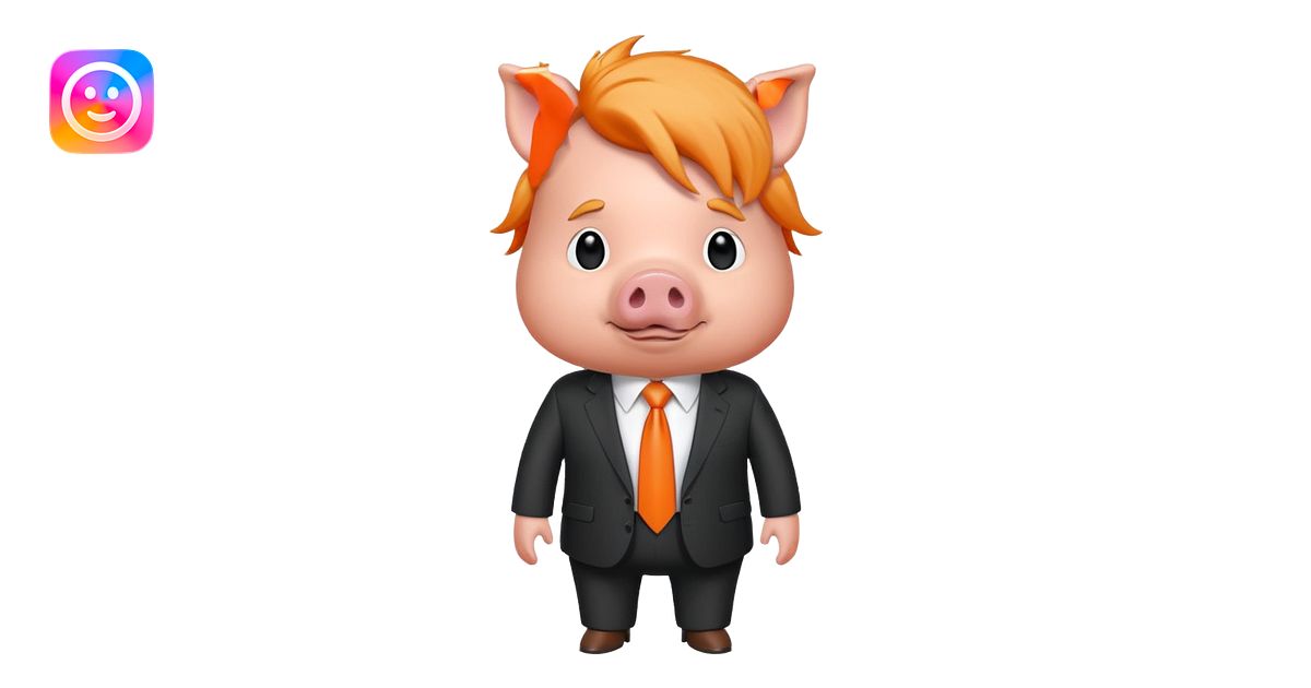 Trump pig emoji | AI Emoji Generator