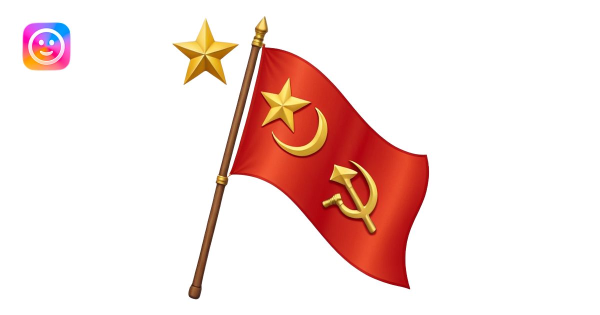 flag of soviet union emoji | AI Emoji Generator