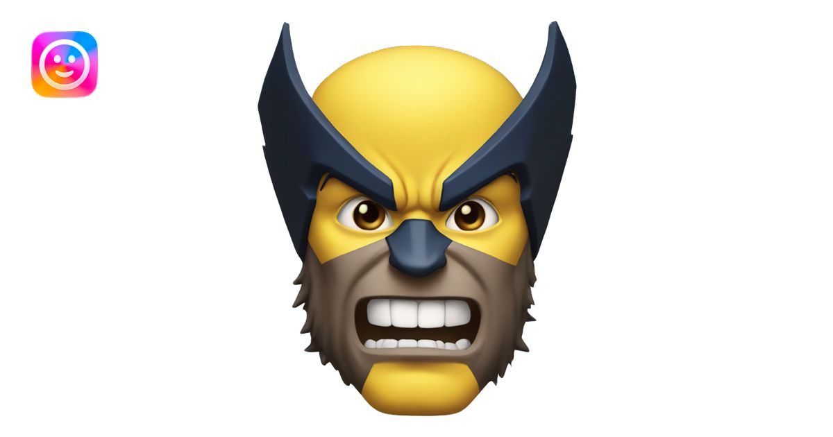 Wolverine (X-men) emoji | AI Emoji Generator
