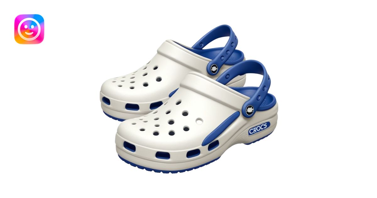 Pure white Crocs clogs, clean matte texture, ventilation holes visible ...
