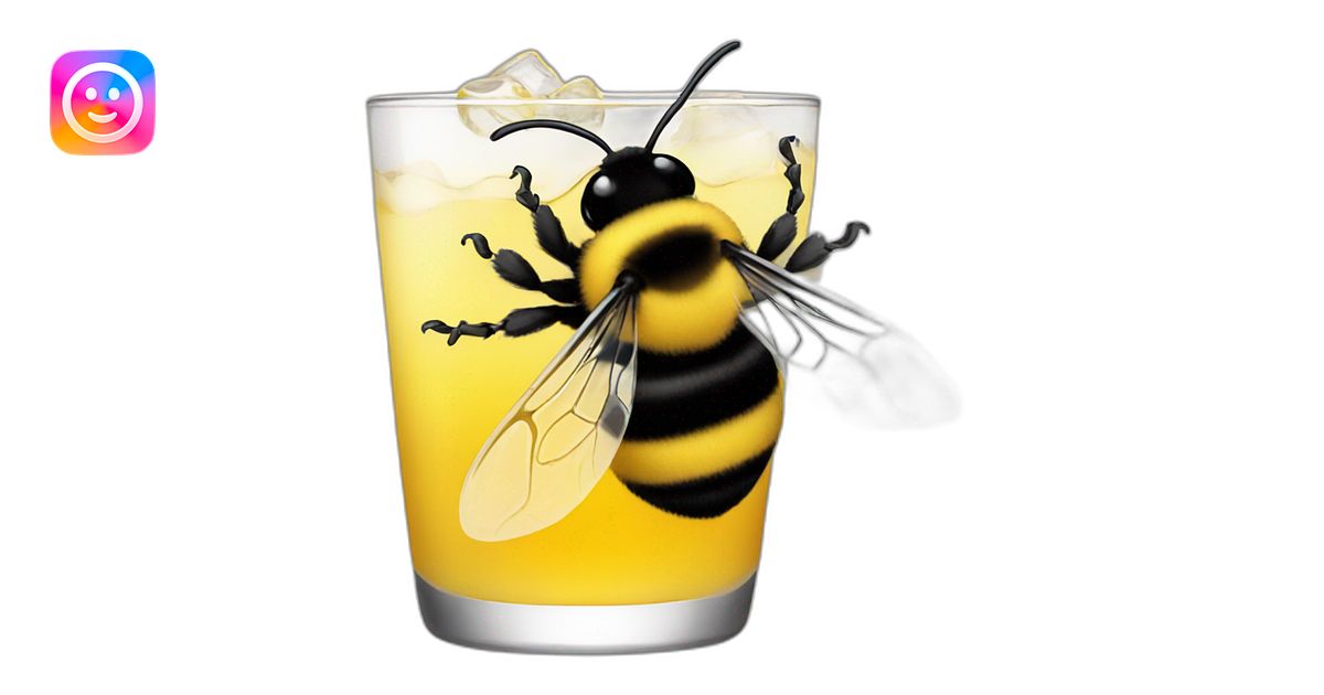 bumblebee drink emoji | AI Emoji Generator