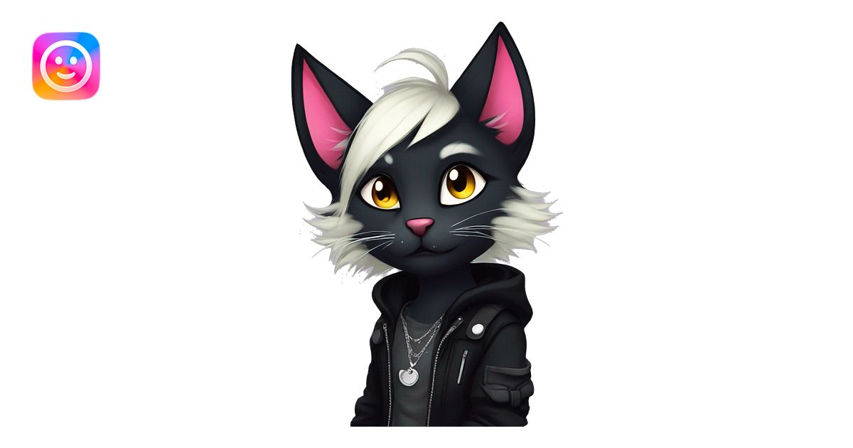 Edgy sharp anthro punk black cat furry by Falvie, LiLaiRa, griffsnuff ...