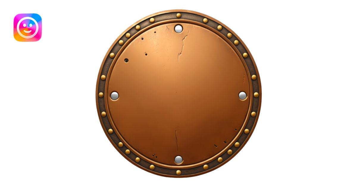 Roman Gladiator shield emoji | AI Emoji Generator