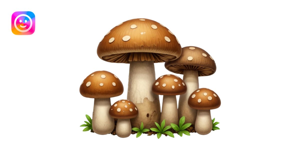 brown mushrooms emoji | AI Emoji Generator