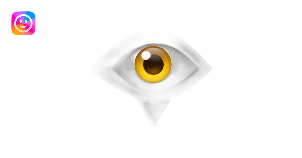 Eye and arrow cursor emoji | AI Emoji Generator