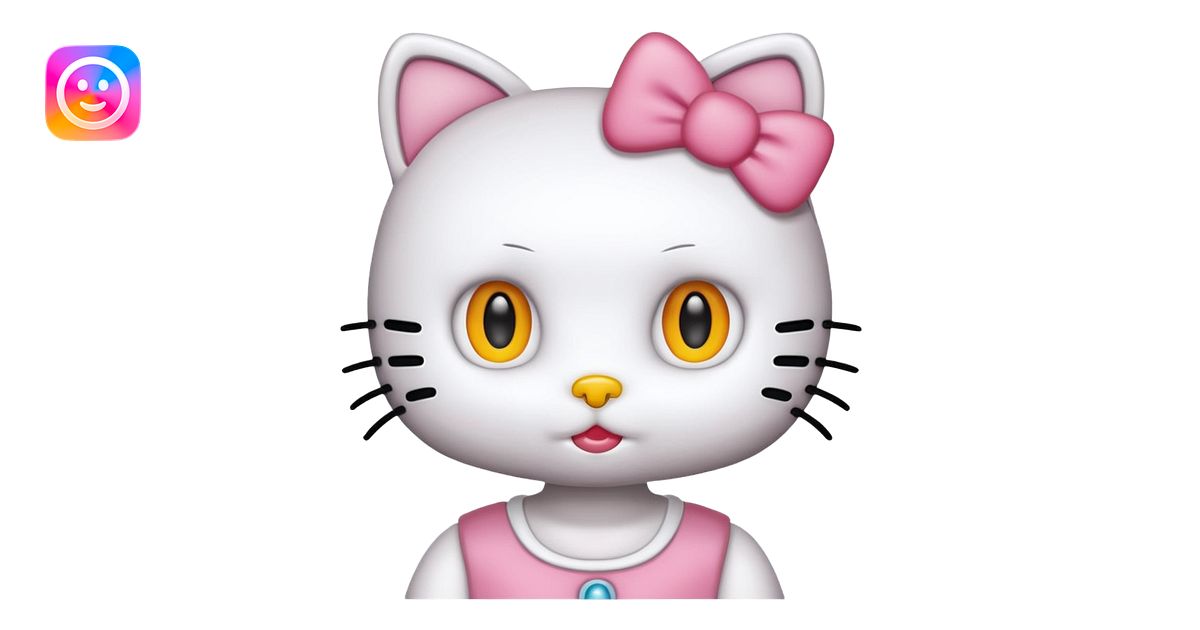 Hello Kitty emoji | AI Emoji Generator