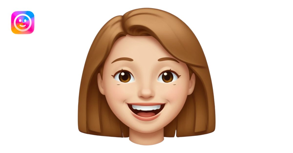 Happy laughing and winking at the same time no tears emoji | AI Emoji ...