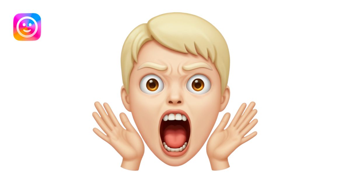 scream emoji | AI Emoji Generator