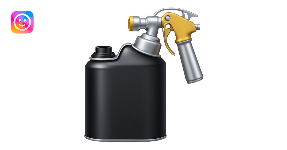 black Spray Paint Can emoji | AI Emoji Generator