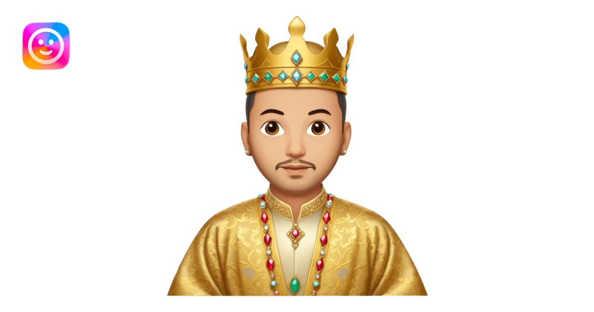 Robe mariage roi Mohammed VI emoji | AI Emoji Generator