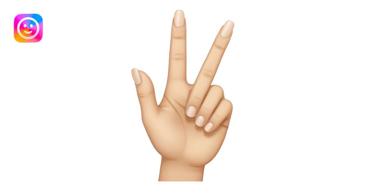 Open hand with middle finger bent downward emoji emoji | AI Emoji Generator