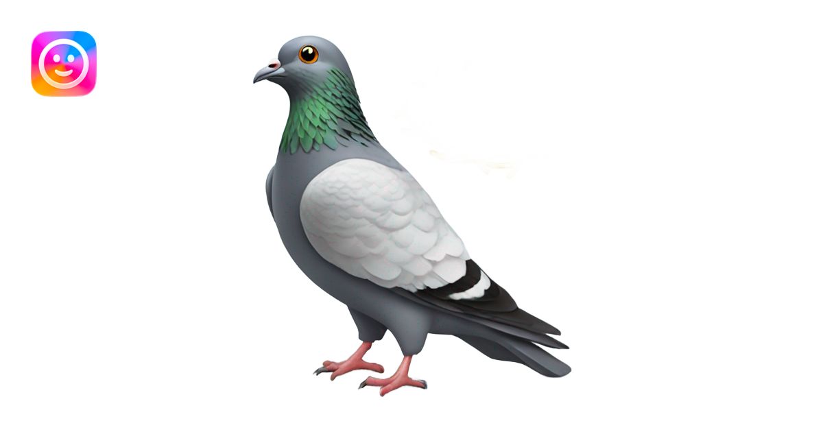 Pigeon eating spaghetti emoji | AI Emoji Generator