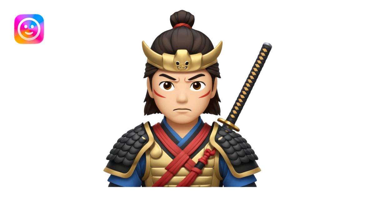 japan samurai fighting emoji | AI Emoji Generator