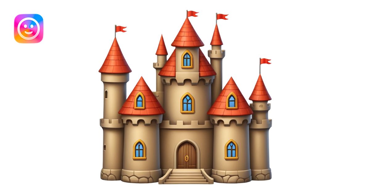 big wood castle house emoji | AI Emoji Generator