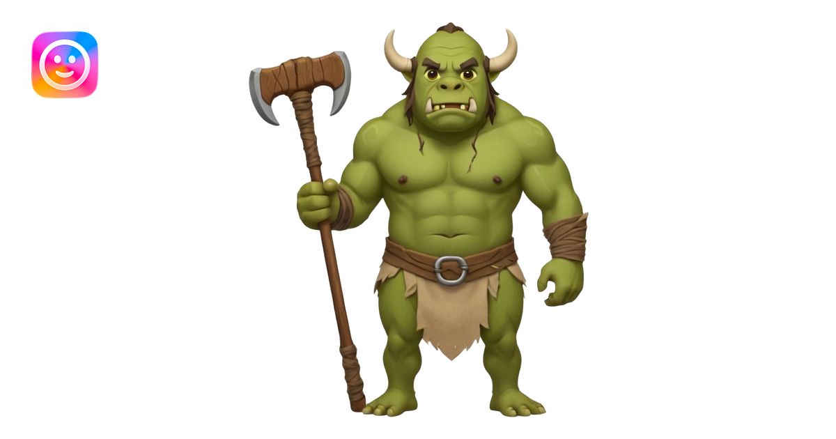 dnd 5e ogre emoji | AI Emoji Generator