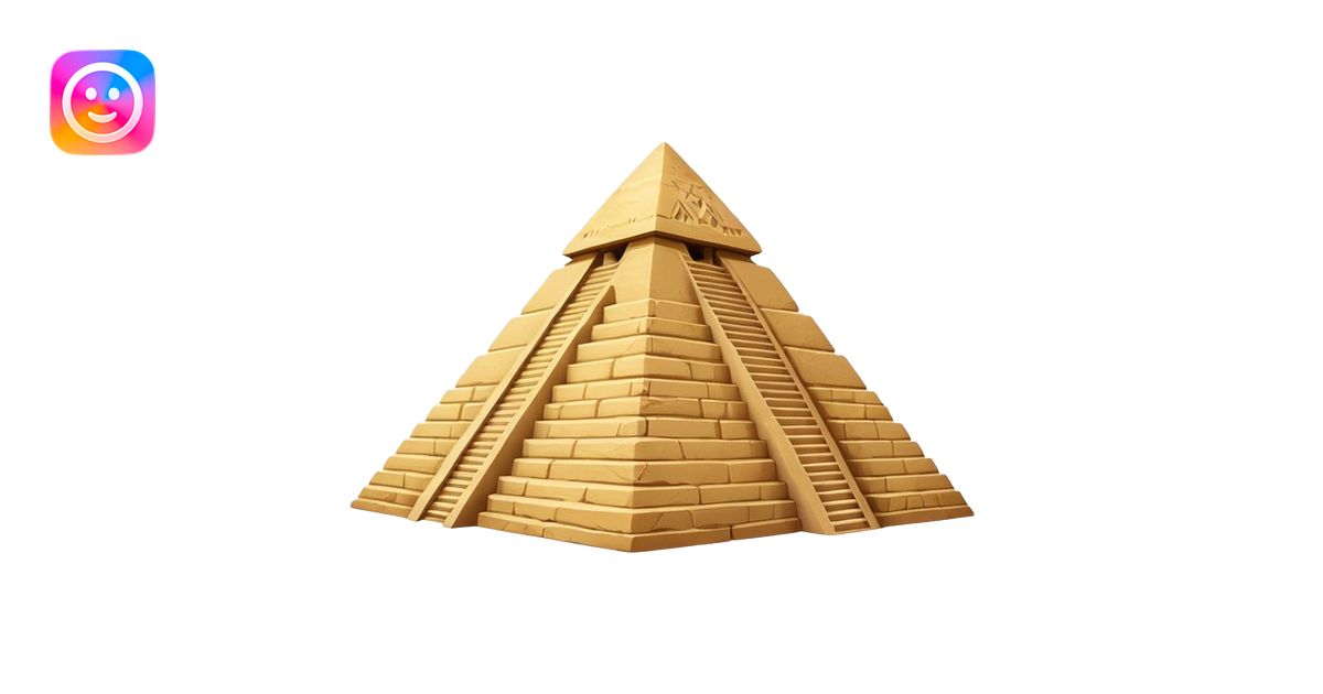 Egypt pyramid emoji | AI Emoji Generator