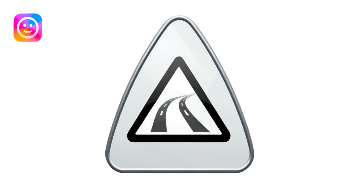 oval road sign emoji | AI Emoji Generator