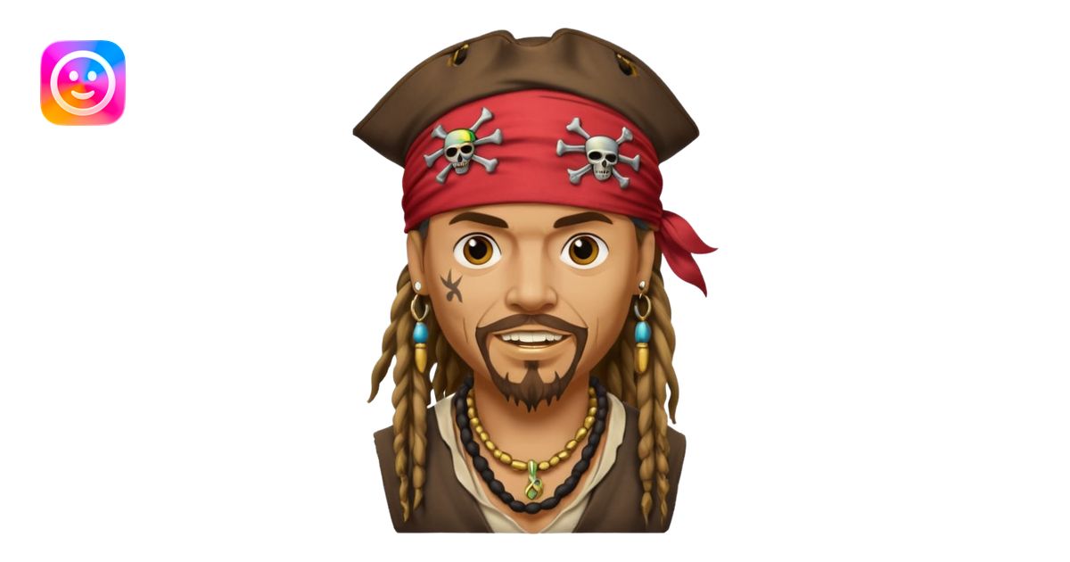 Jack sparrow emoji | AI Emoji Generator