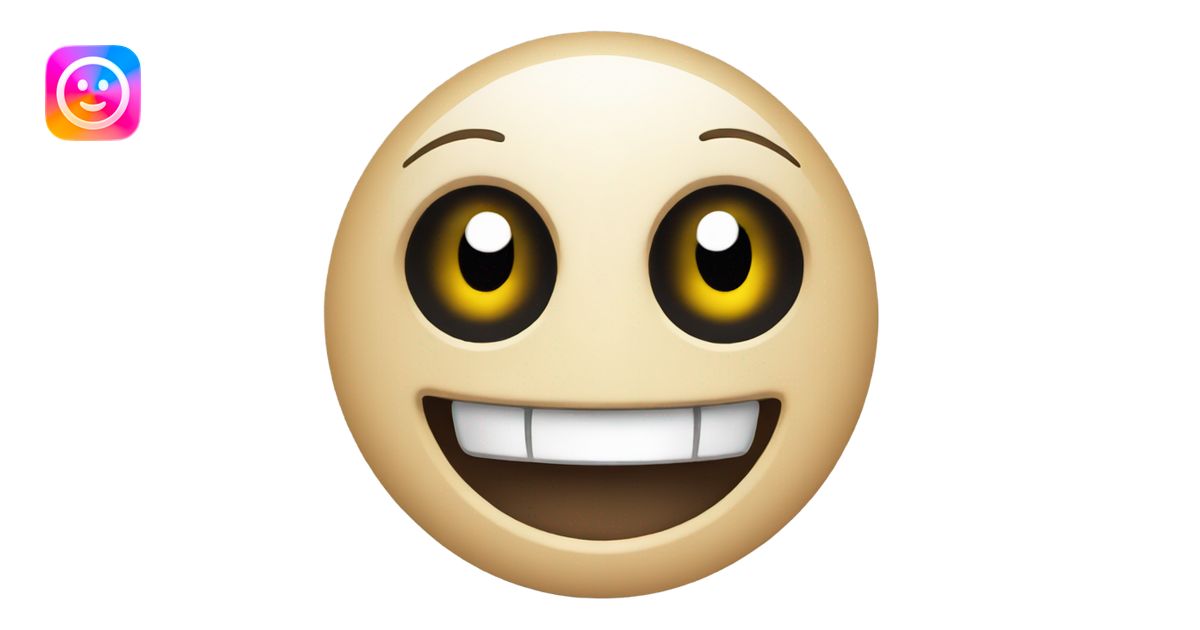 Emoji smiling with one eye twitching emoji | AI Emoji Generator