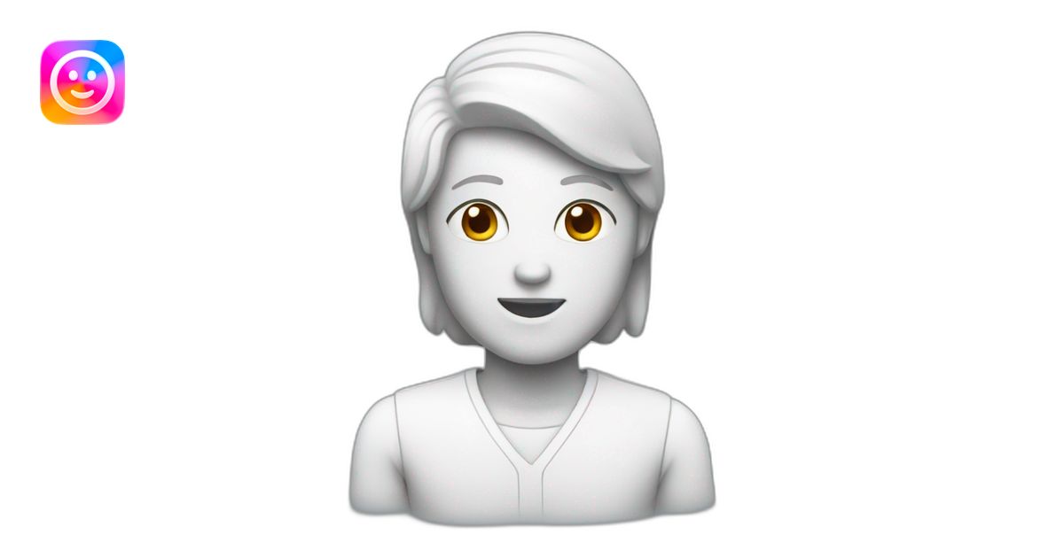therapy white emoji | AI Emoji Generator
