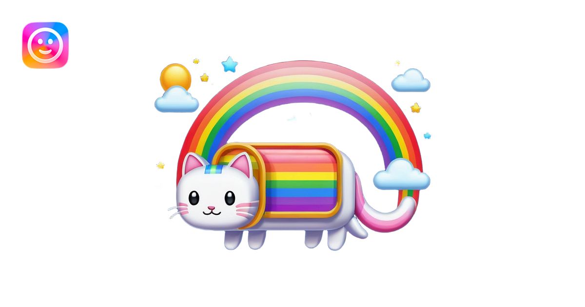 nyan cat emoji | AI Emoji Generator