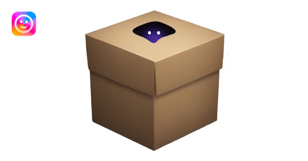 The void. The box. The magic. emoji | AI Emoji Generator
