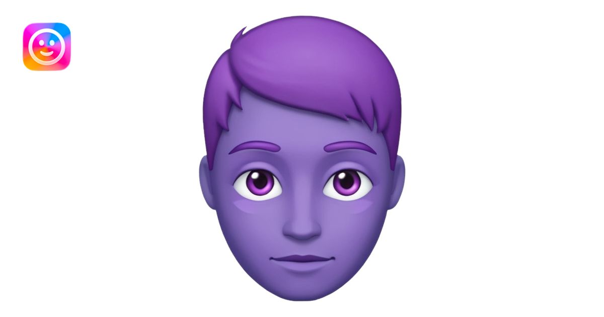 purple person emoji | AI Emoji Generator