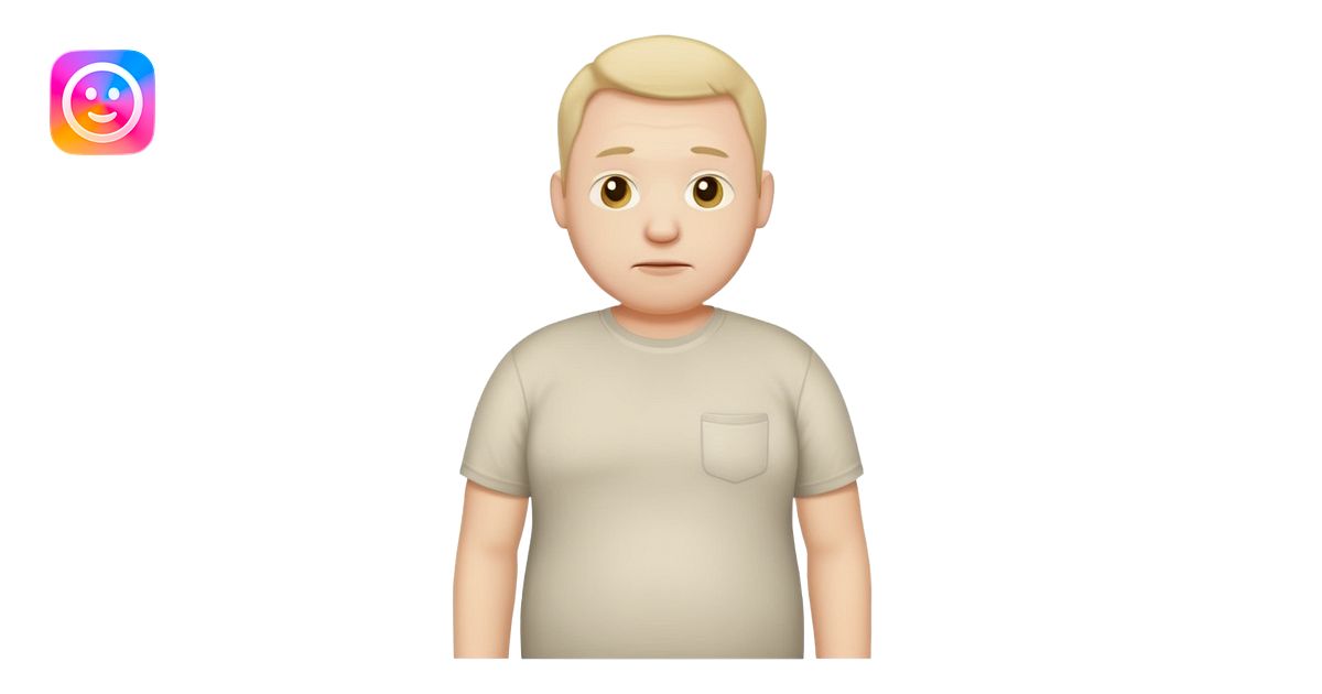 skinny fat man emoji | AI Emoji Generator