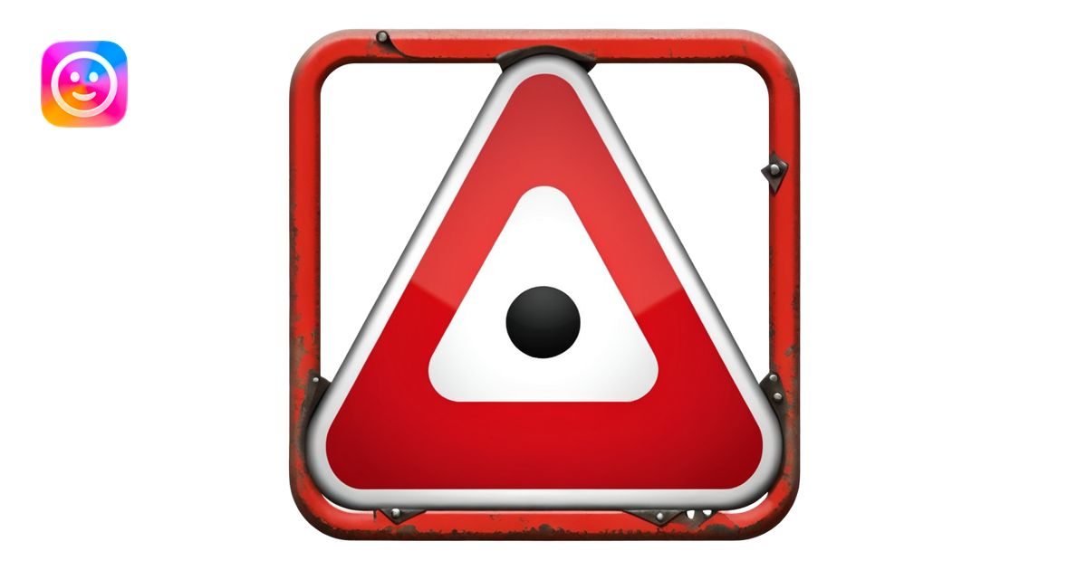 danger warning sign emoji | AI Emoji Generator