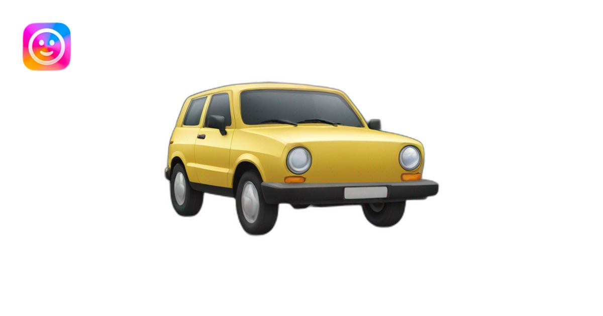 Voiture sur la route emoji | AI Emoji Generator