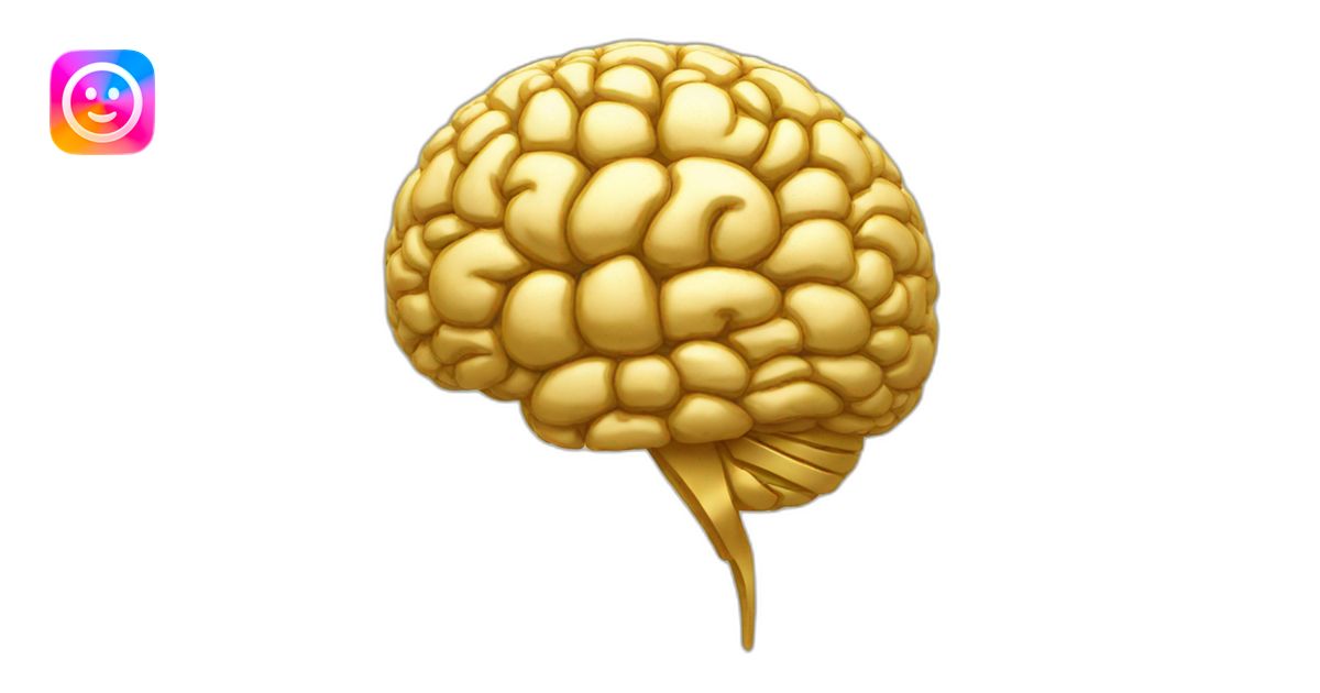 golden brain emoji | AI Emoji Generator