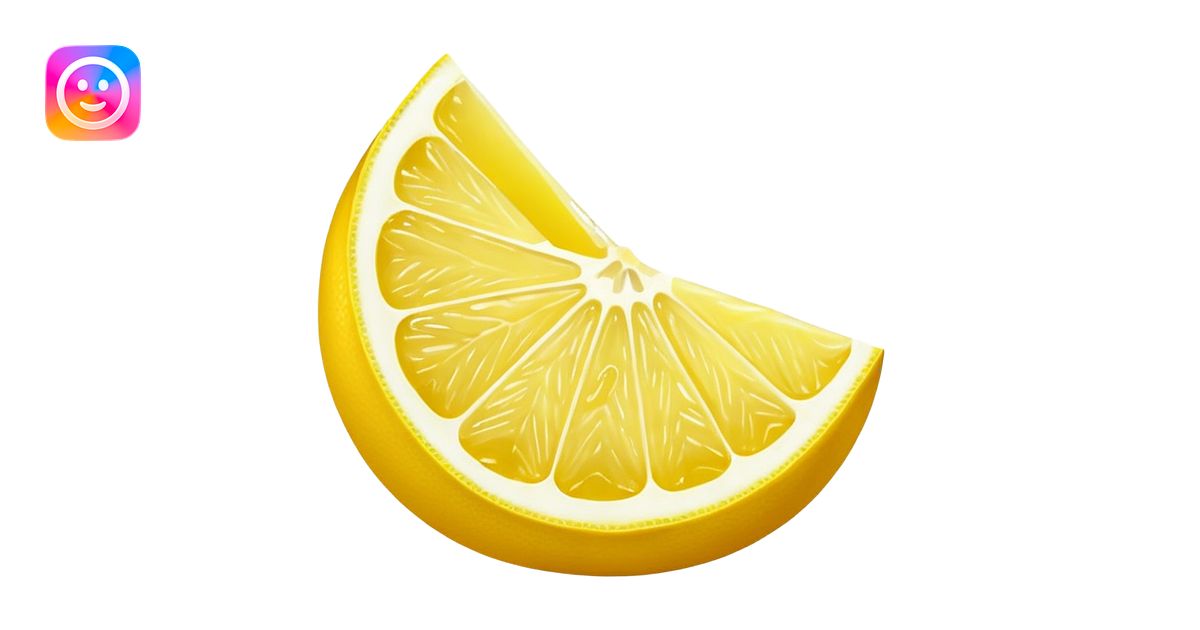 lemon wedge emoji | AI Emoji Generator