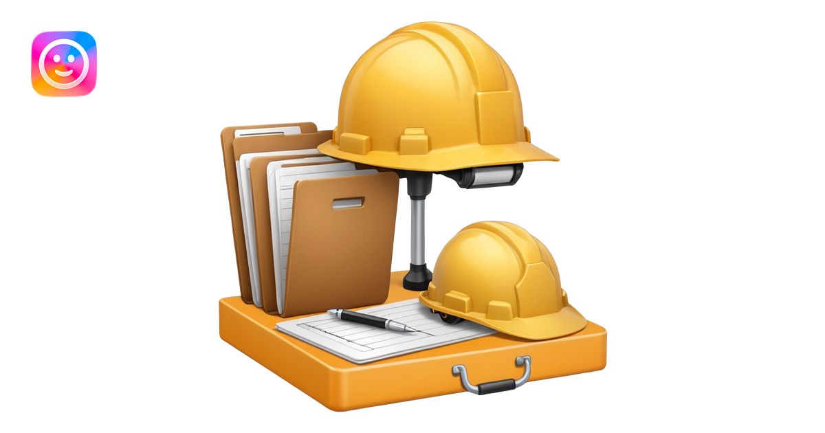 Image of a scale with a construction helmet on one side and a folder on ...